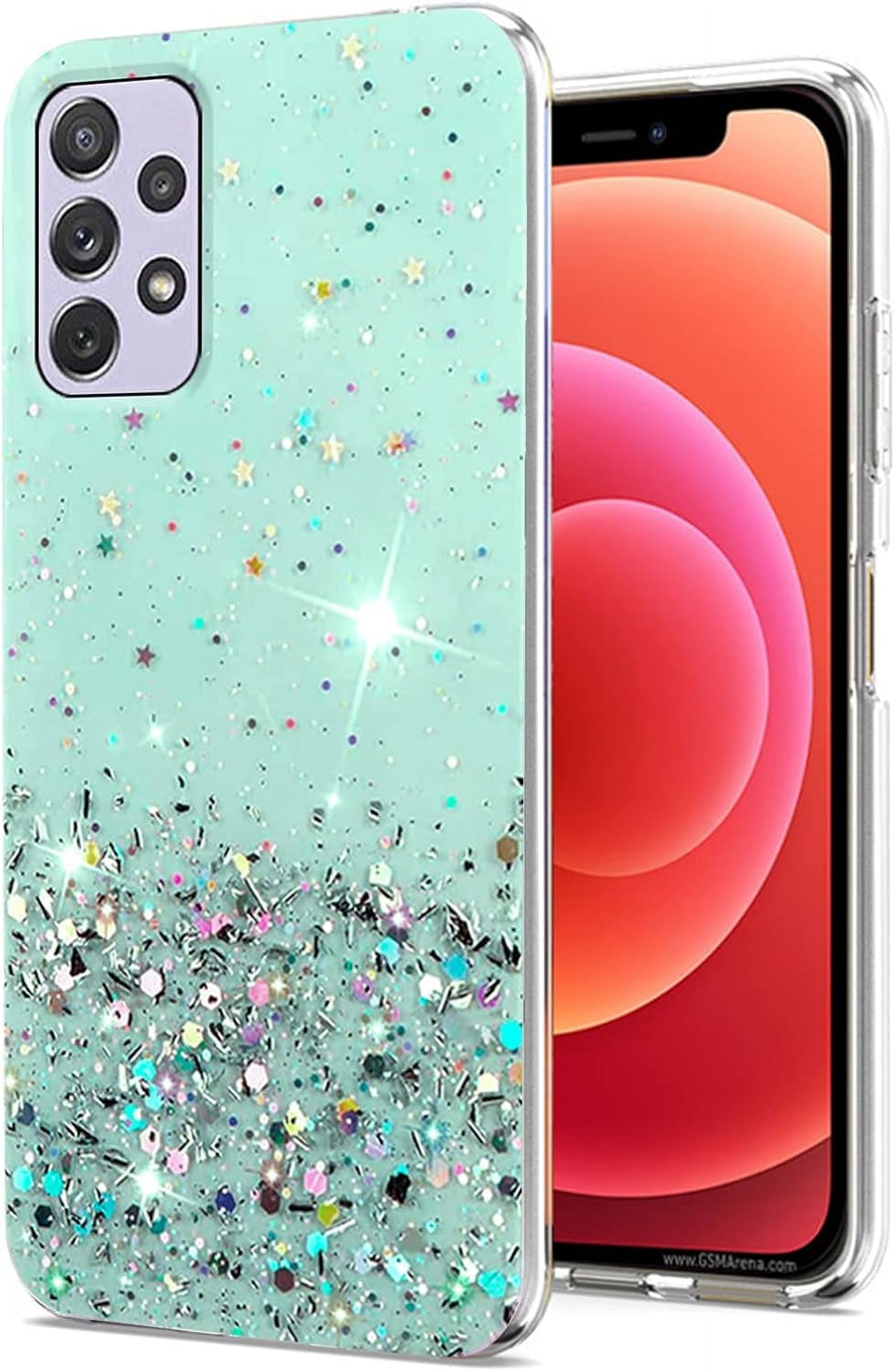 Phone Case for Samsung A32 5G Case Glitter Pink Glossy Sparkle, Soft ...