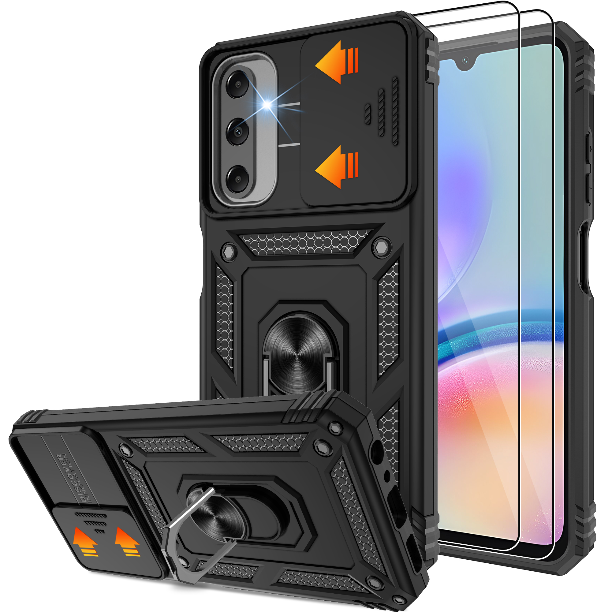 CCSmall for Samsung Galaxy A05S Clear Case Glitter for Girls Women ...