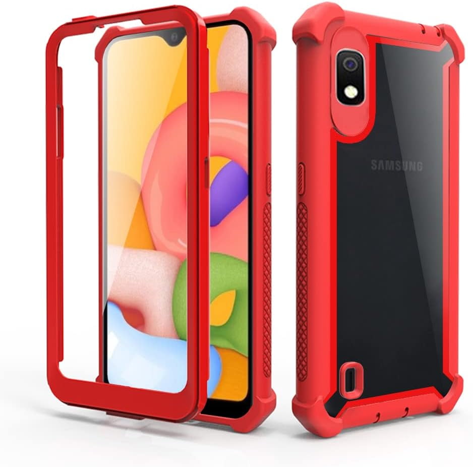 Phone Case for Samsung Galaxy A10 Cover Shockproof Hard Drop Proof Full ...