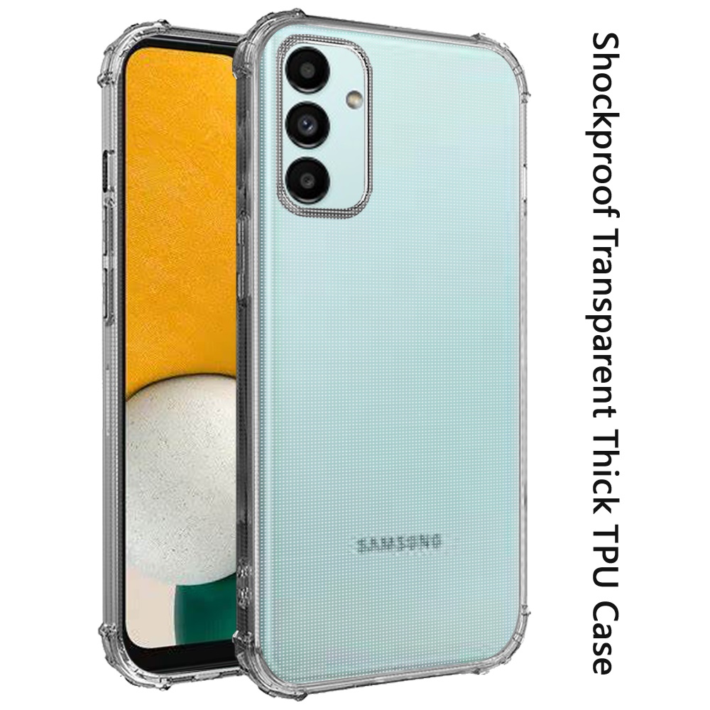 Phone Case for Samsung Galaxy A13 5G Hybrid Transparent Thick Pure TPU ...