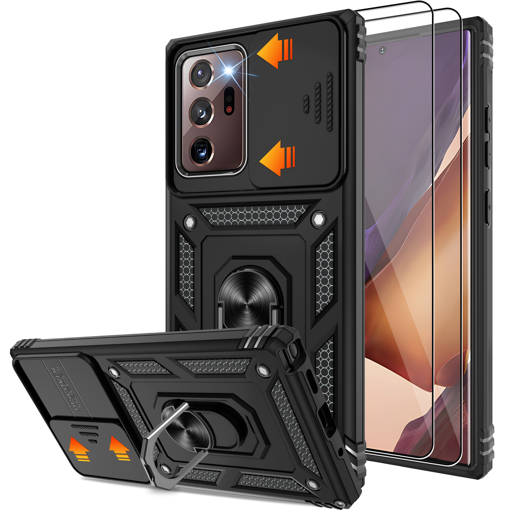 Samsung Galaxy Note 20 Ultra Silicone Cover, black - Walmart.com