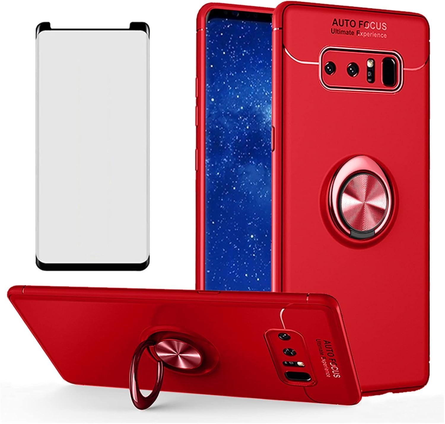 Phone Case for Samsung Galaxy Note 8 and Tempered Glass Screen ...