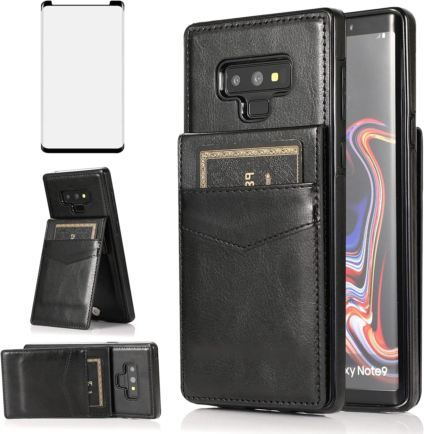 Phone Case for Samsung Galaxy Note 9 with Tempered Glass Screen ...