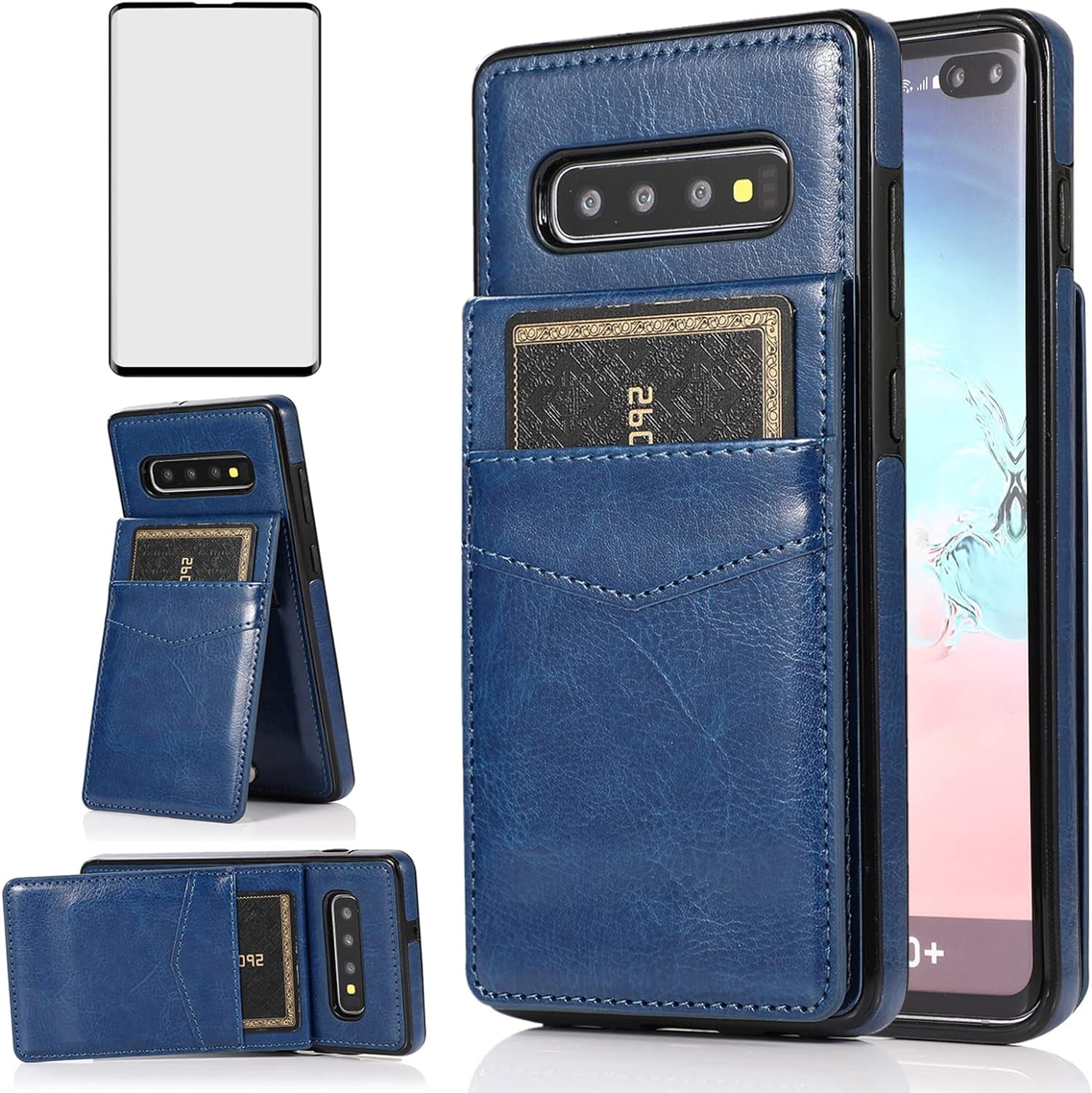 Phone Case for Samsung Galaxy S10 Plus with Tempered Glass Screen ...