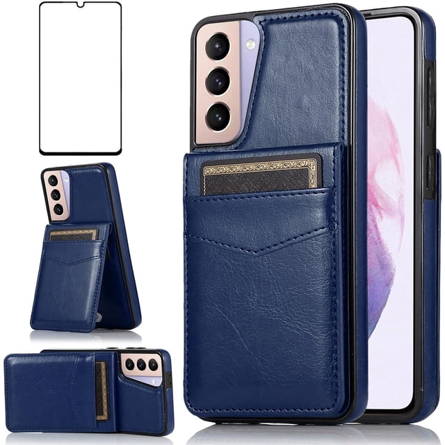 Phone Case for Samsung Galaxy S21 Glaxay S 21 5G 6.2 inch with Tempered ...