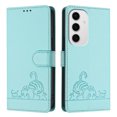 Phone Case for Samsung Galaxy S24 FE Wallet Case Cat Pattern PU Leather ...