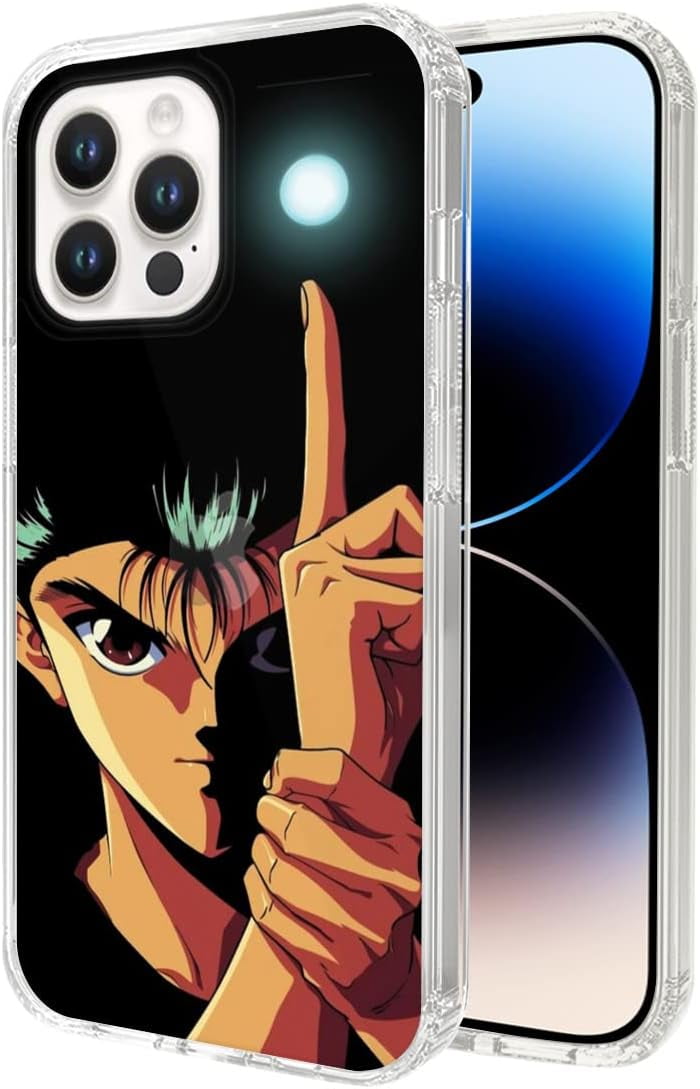 Phone Case Urameshi Phone Yusuke Anime Hakusho Yu Case Cover Clear ...