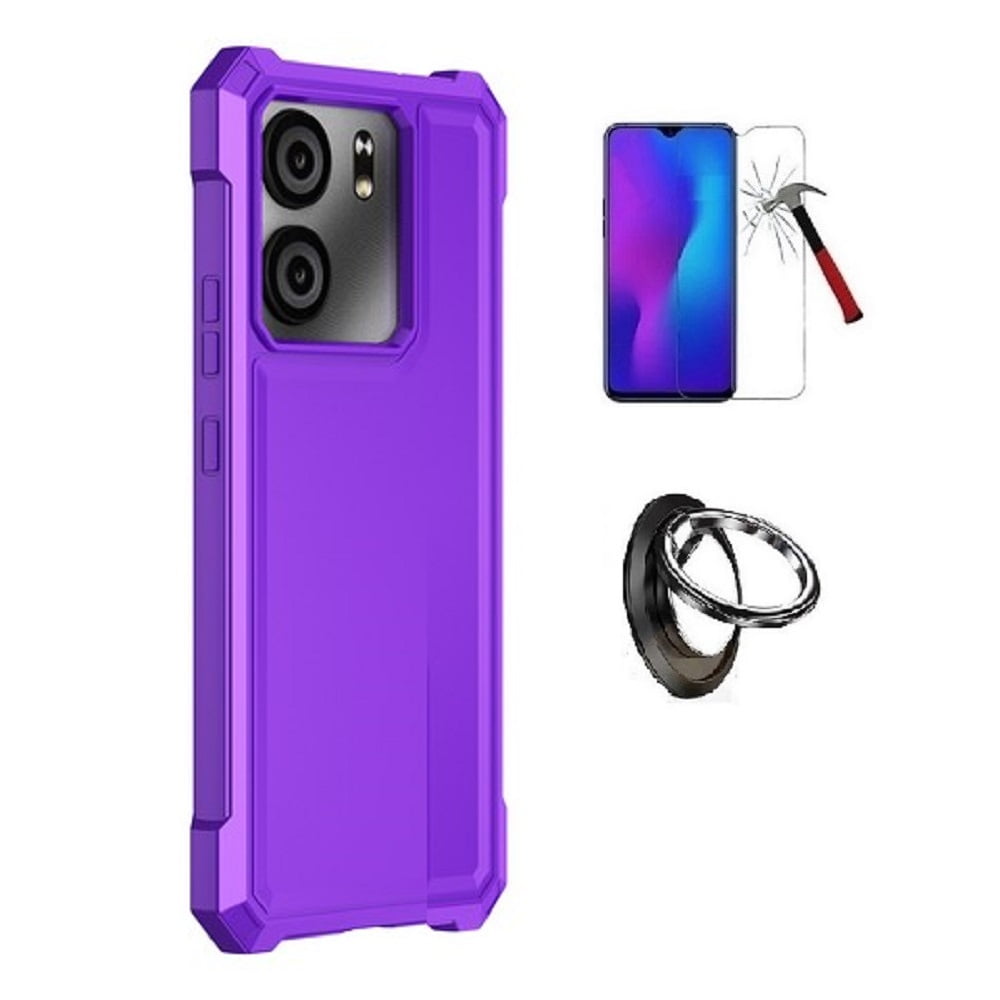Phone Case for BLU View 5 (B160V), Full Body TPU Cover Case + Ring ...