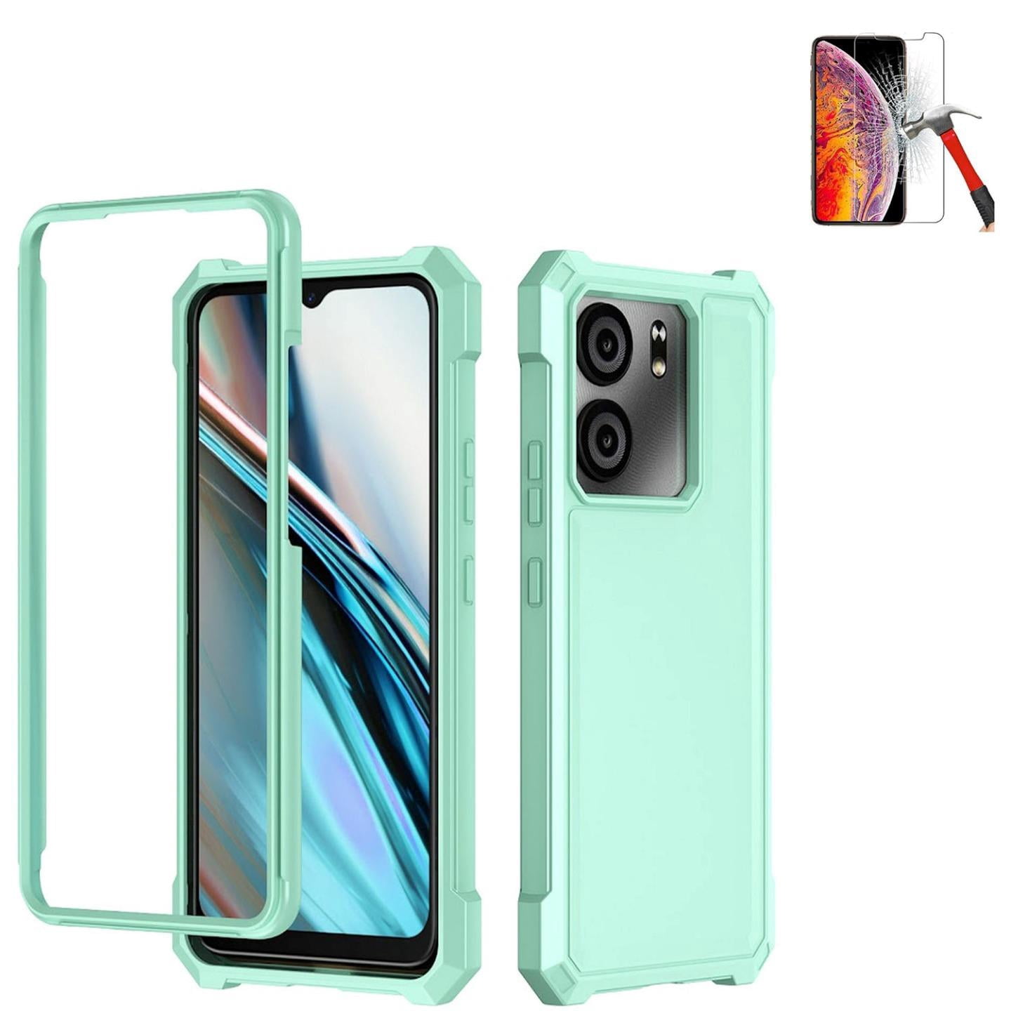 Phone Case for Blu View 5 (B160V) Screen Protector with Full Body Shock ...