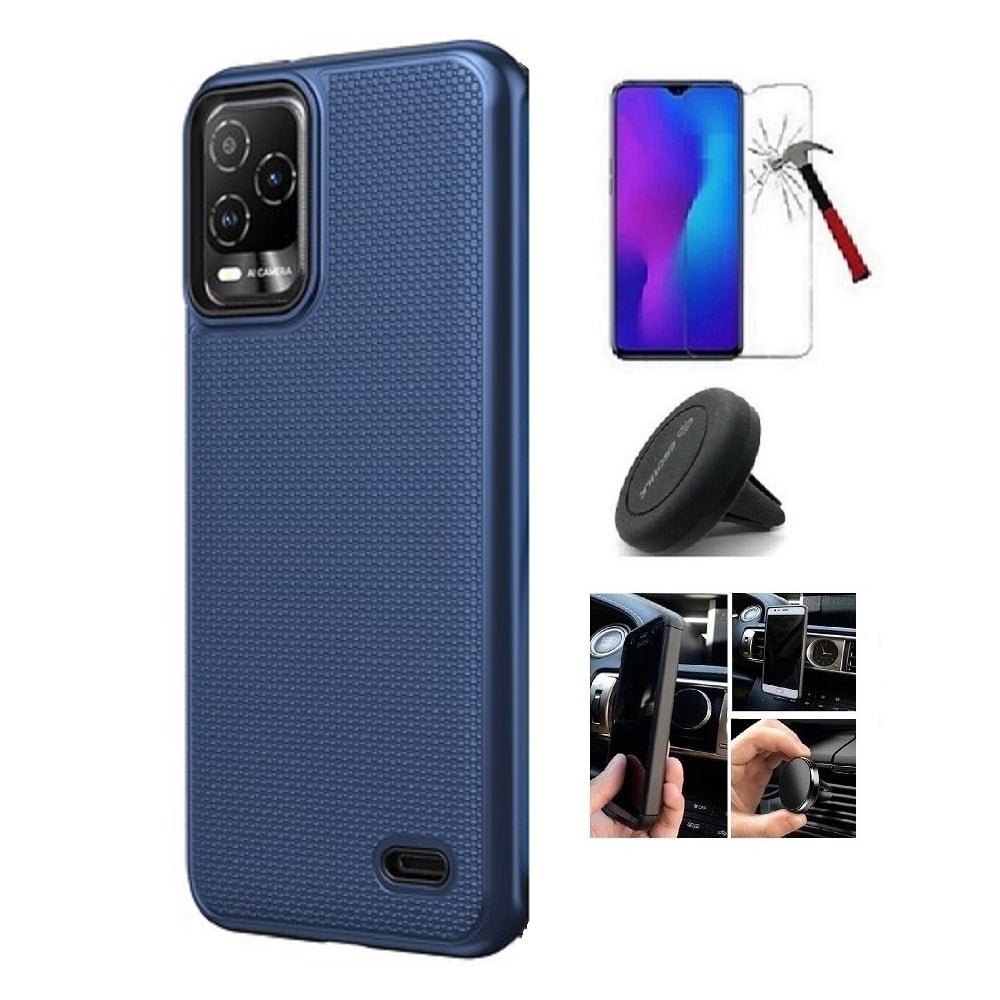 Phone Case for Blu View 5 Pro (B170D), Dual Layer Shock Resistant Cover ...