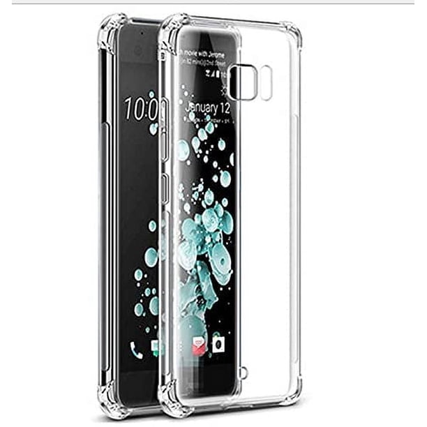 Phone Case for HTC U11, Slim, Clear, Soft, Drop Protection TPU Rubber ...