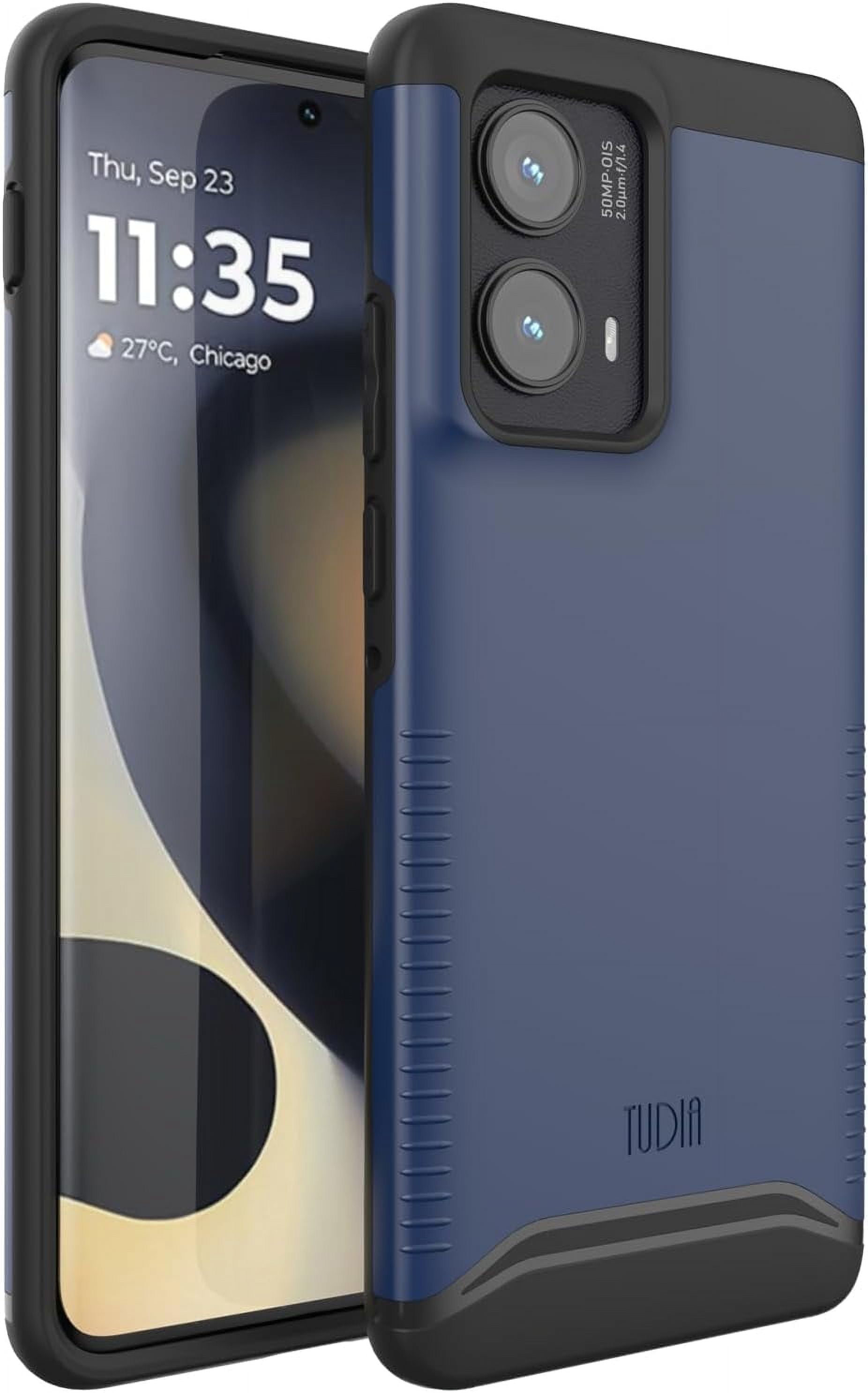 TUDIA Merge Motorola Edge 2024 Case Heavy Duty Tough Dual Layer Slim ...