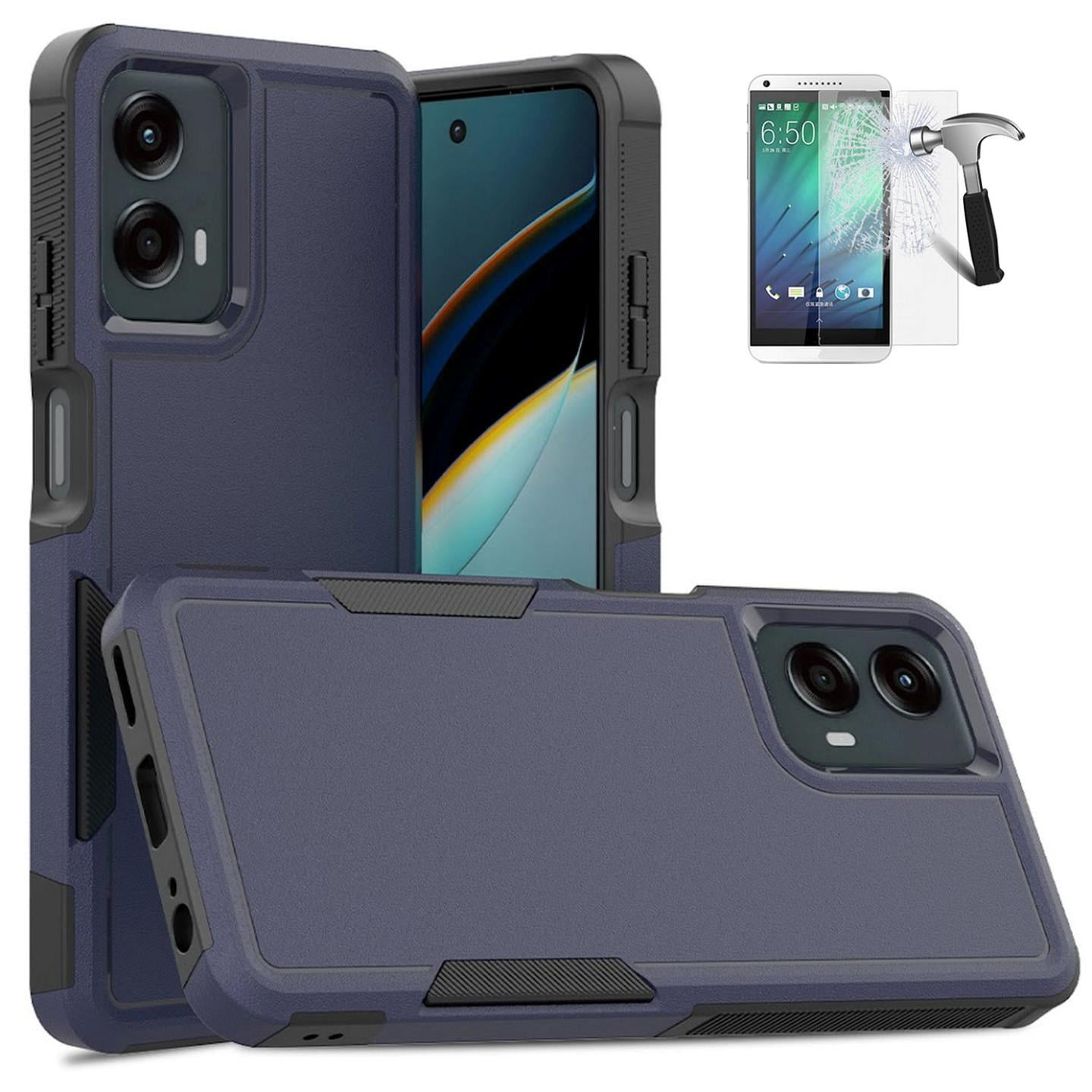 Phone Case for Motorola Moto G 5G 2024 (XT2417) ShockProof Anti-Grip ...