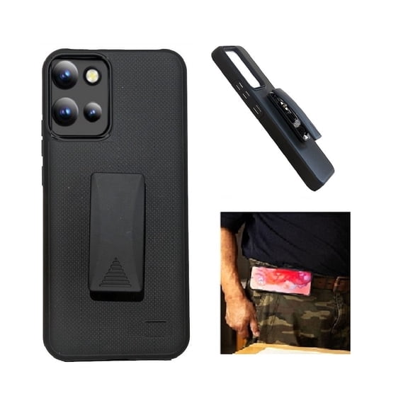 For HMD Vibe (Straight Talk/ TracFone) Case, Dual Layer Shockproof 360 ...