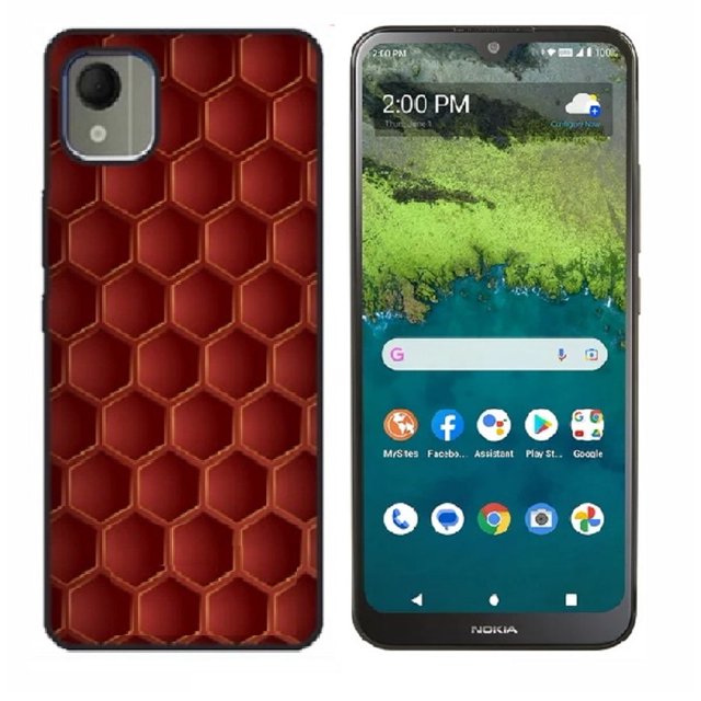 Phone Case for Nokia C110 (N156DL), Flexible TPU Case Gel Cover (Dark ...