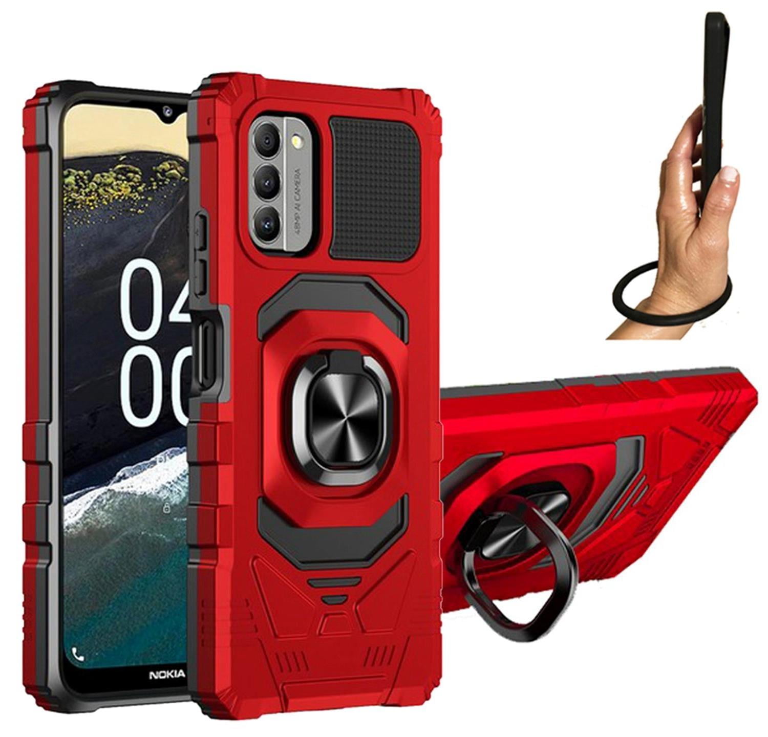 Phone Case for Nokia C300 (N155DL) Shock Proof Robotic Red with Anti ...