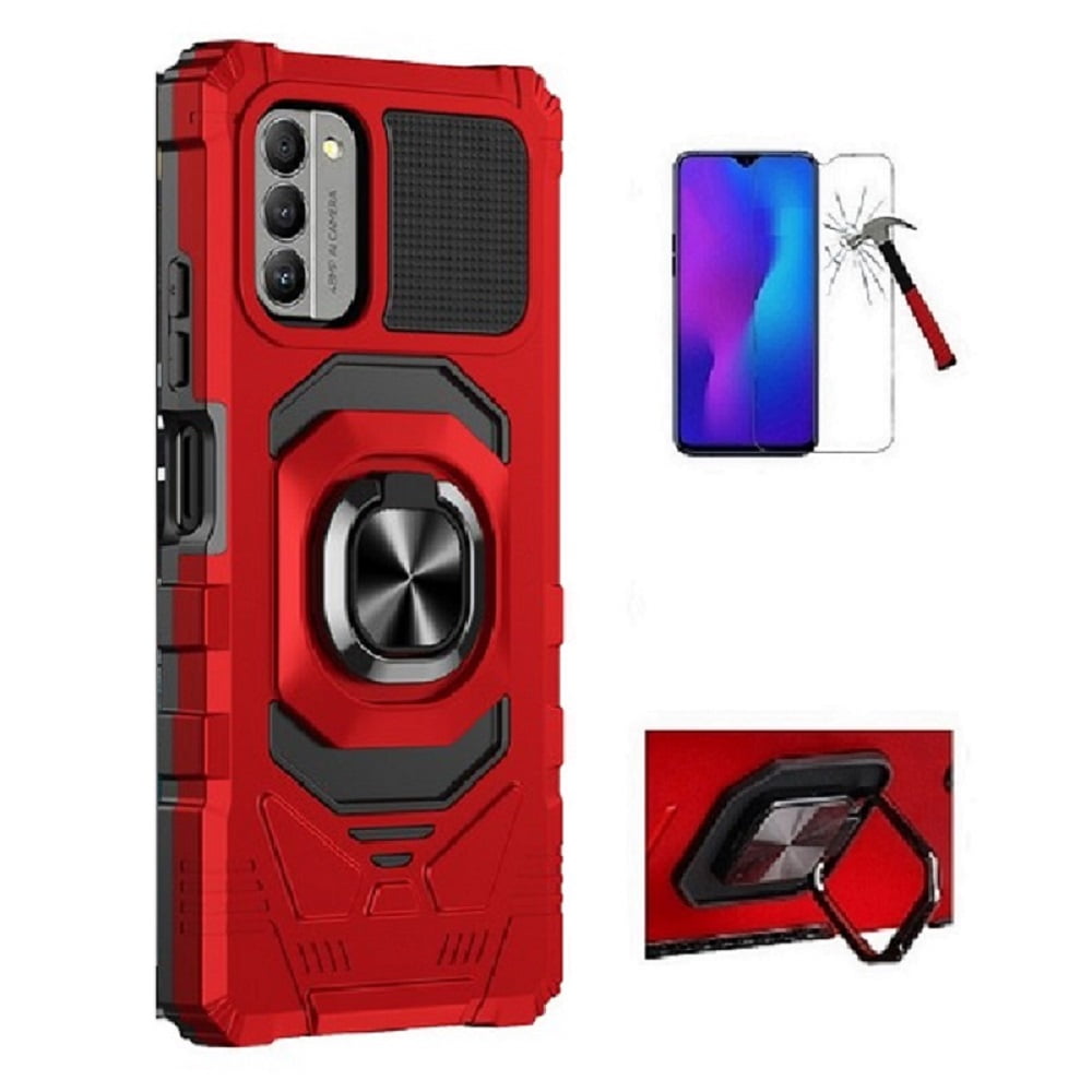 Phone Case for Nokia G310 5G, Ring Kickstand Hybrid Case Cover ...