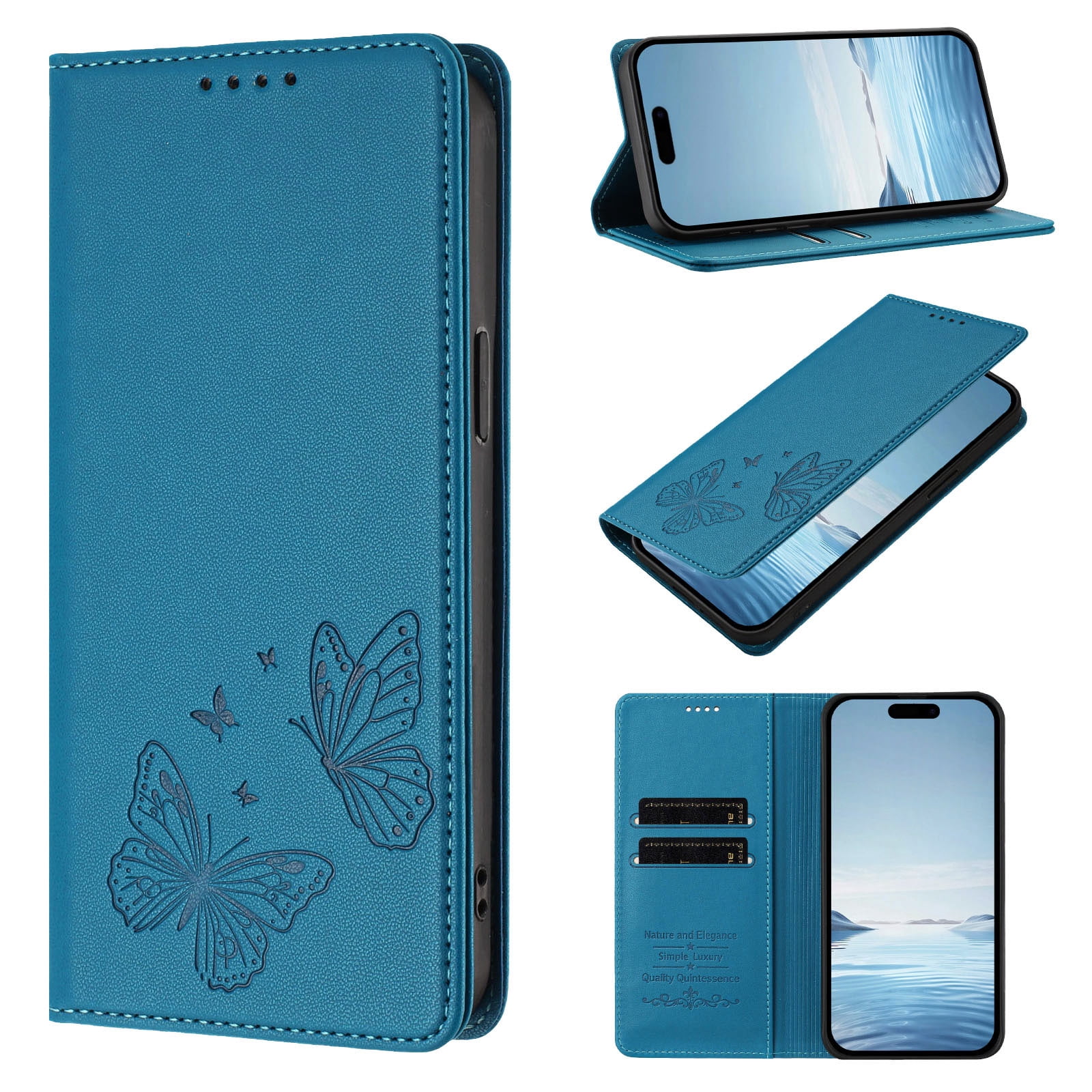 Phone Case for Samsung Galaxy A35 5G, PU Leather Case with RFID Block ...