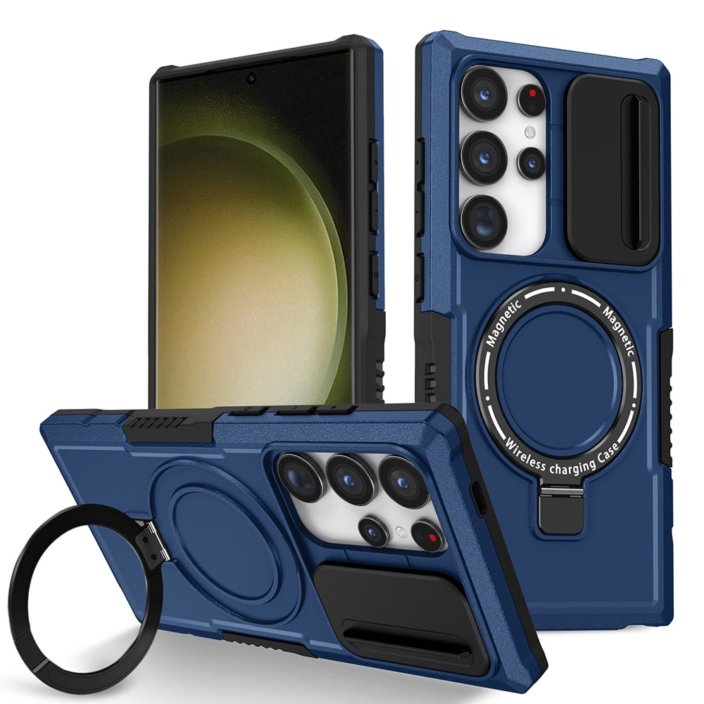 Phone Case for Samsung Galaxy S24+ /S24 Plus Magnetic Built in Stand ...