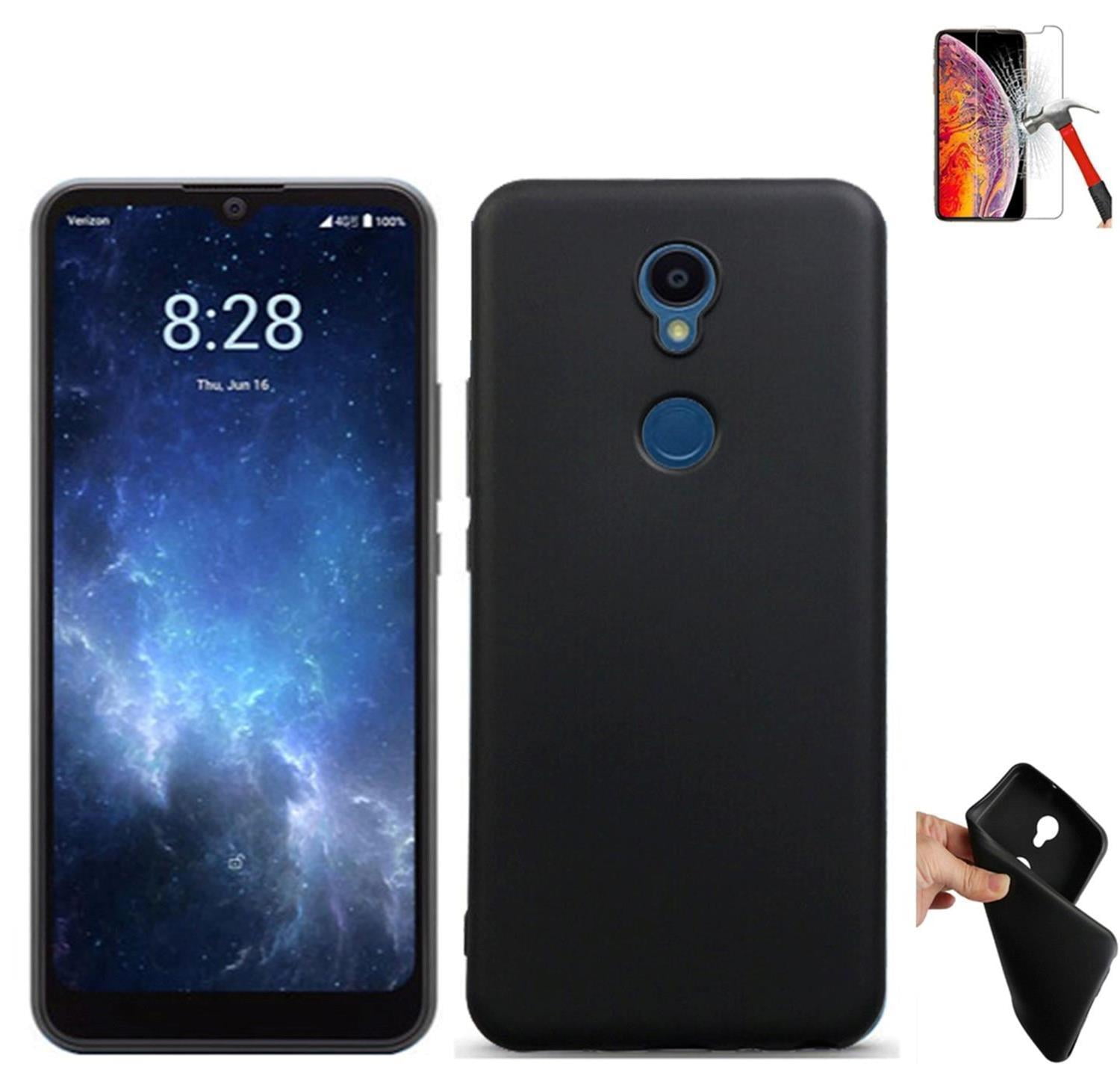 Sharp Rouvo V Flexible Gel Phone Case with Screen Protector, Tempered ...