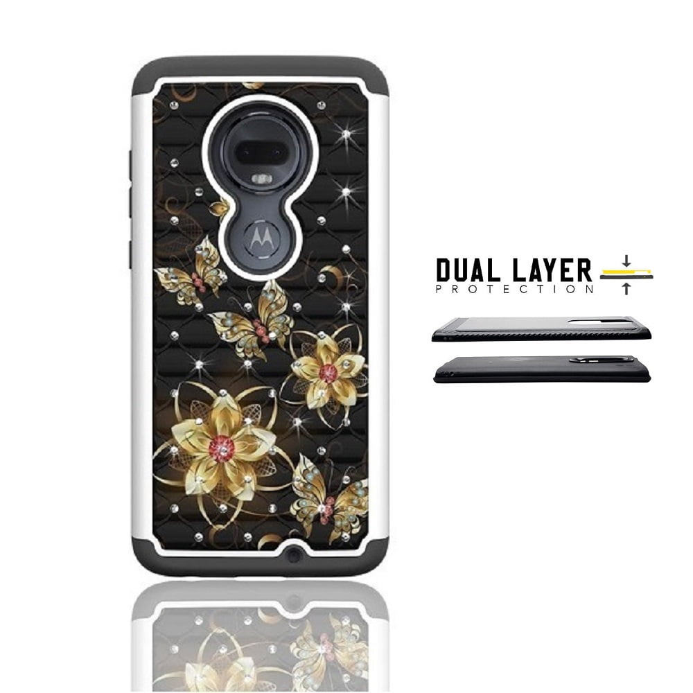 Phone Case for T-Mobile REVVLRY Plus, Studded Diamond Bling Shockproof ...