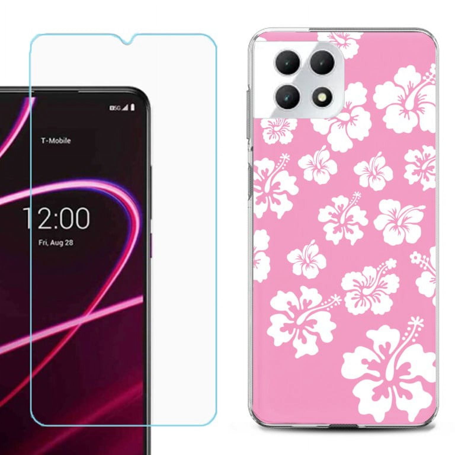 Phone Case for T-Mobile Revvl 7 5G, Shockproof Case Cover with Tempered ...