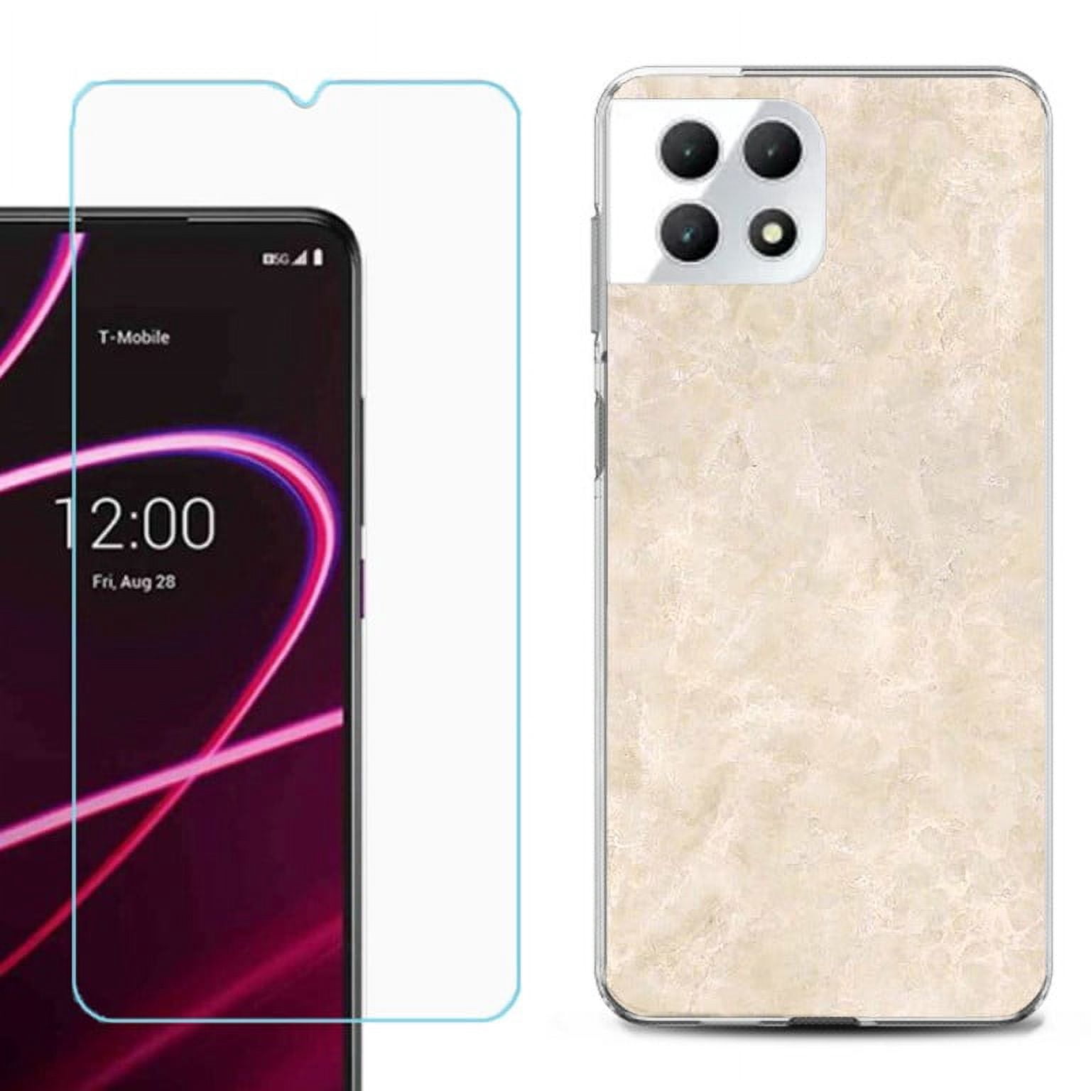 Phone Case for T-Mobile Revvl 7 5G, Shockproof Case Cover with Tempered ...