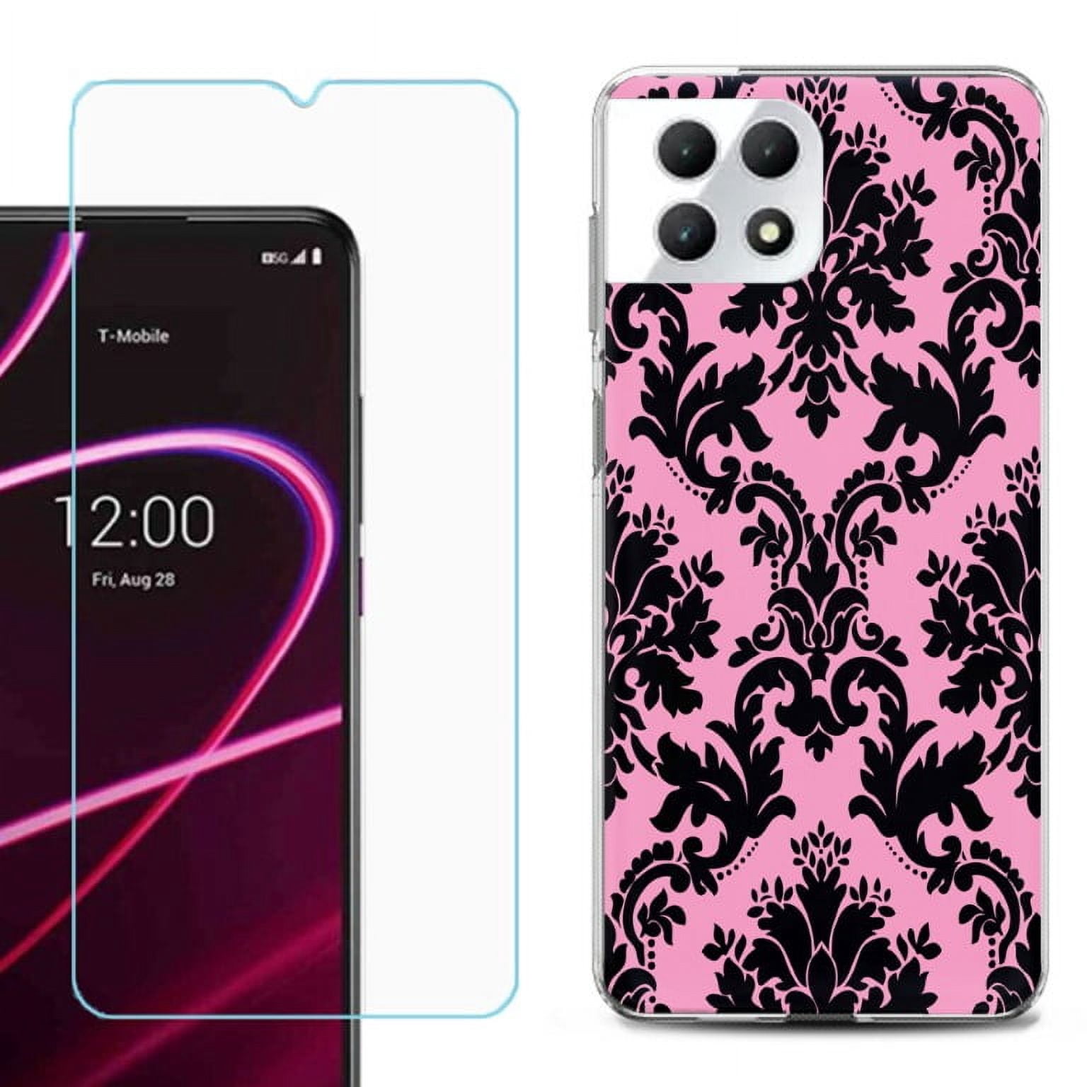 Phone Case for T-Mobile Revvl 7 5G, Shockproof Case Cover with Tempered ...