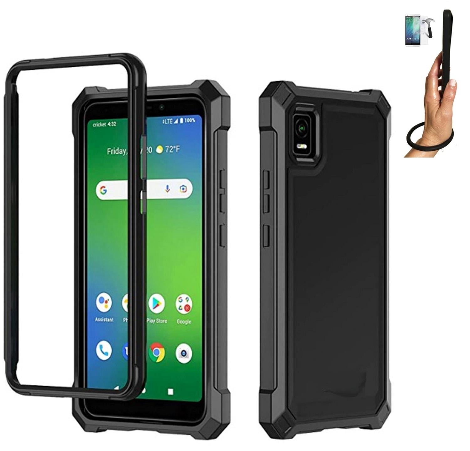 Phone Case for TCL 30 Z / 30LE ShockProof BP-Hybrid Black /Tempered ...