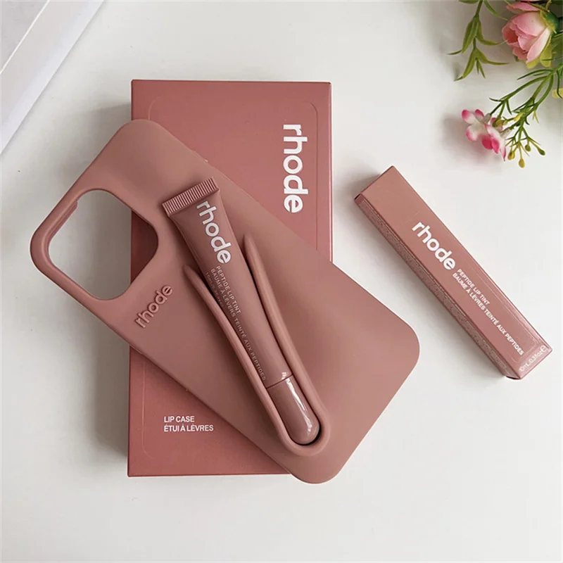 Phone Case for iPhone 15 16 14 13 12 11 Pro Max Plus 17 Air Lip Gloss ...