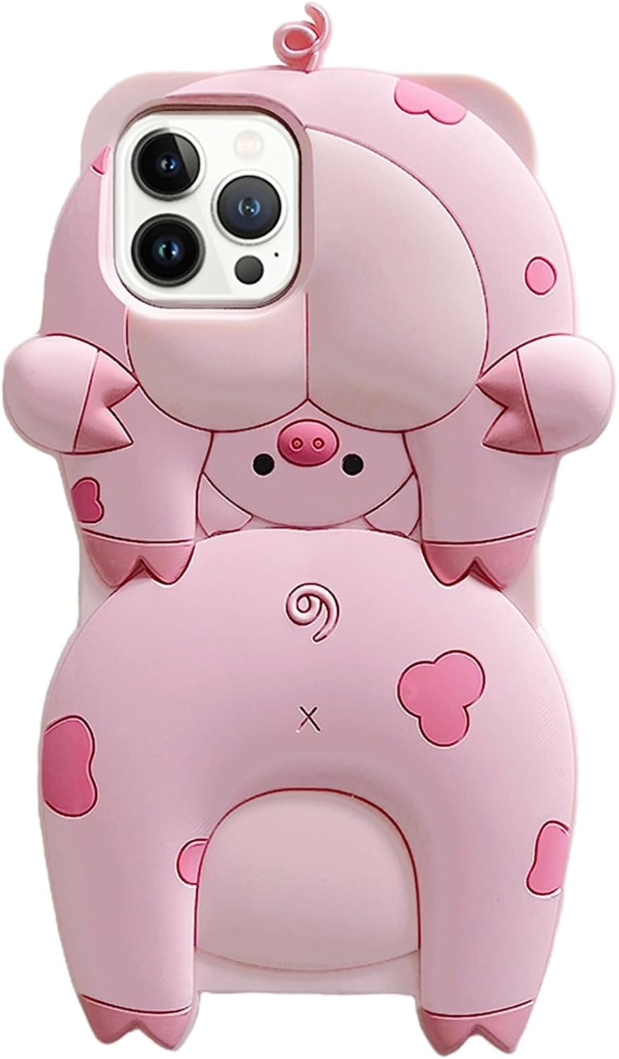Phone Case for iPhone 12 Pro Max Case, Kawaii Piglet Phone Cases 3D ...