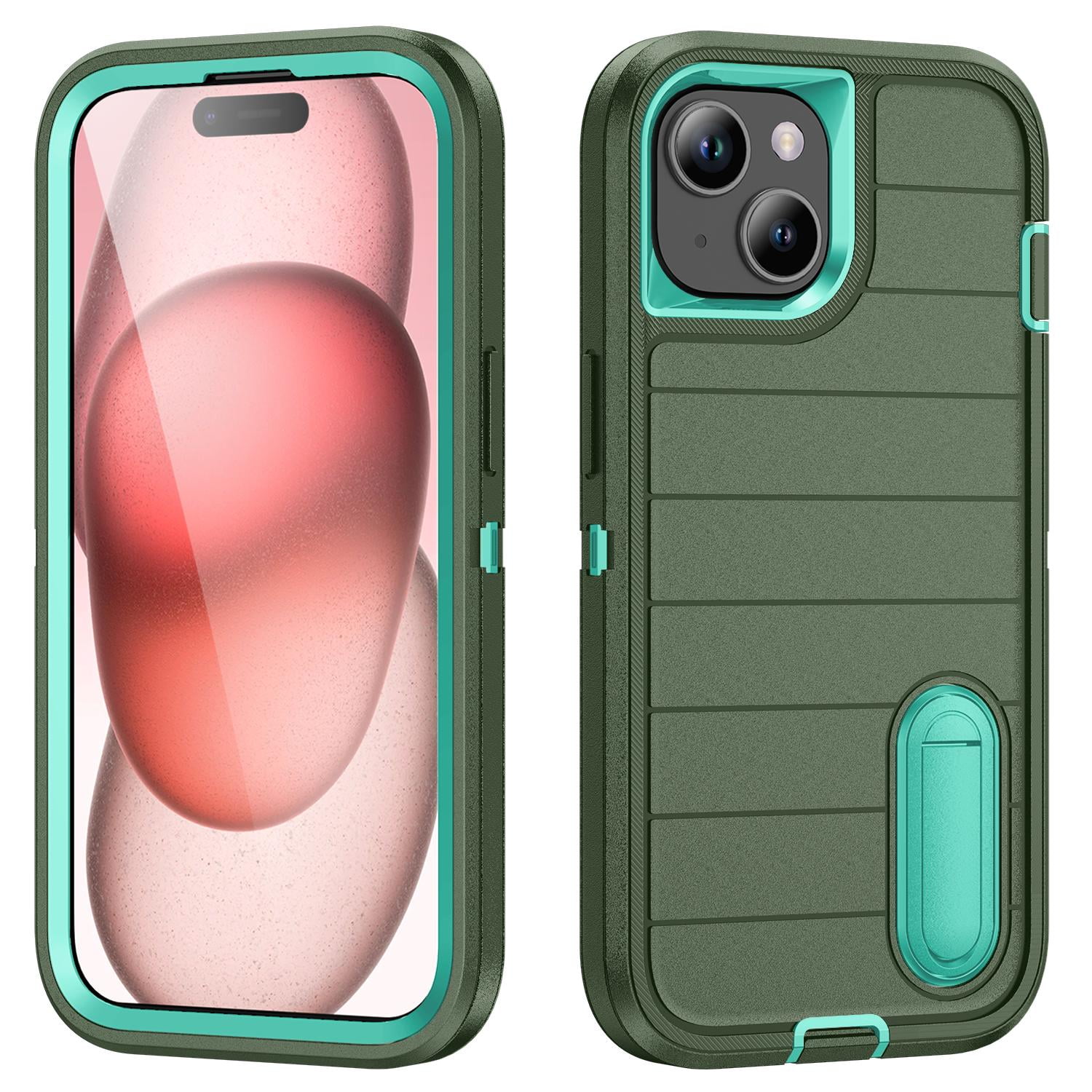 Phone Case for iPhone 15, Heavy Duty Durable Military Grade Shockproof ...