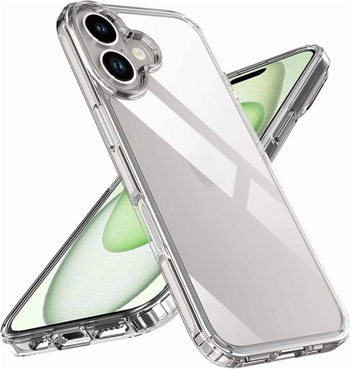 Phone Case for iPhone 16 Case,Shockproof Soft TPU Bumper and Hard PC ...