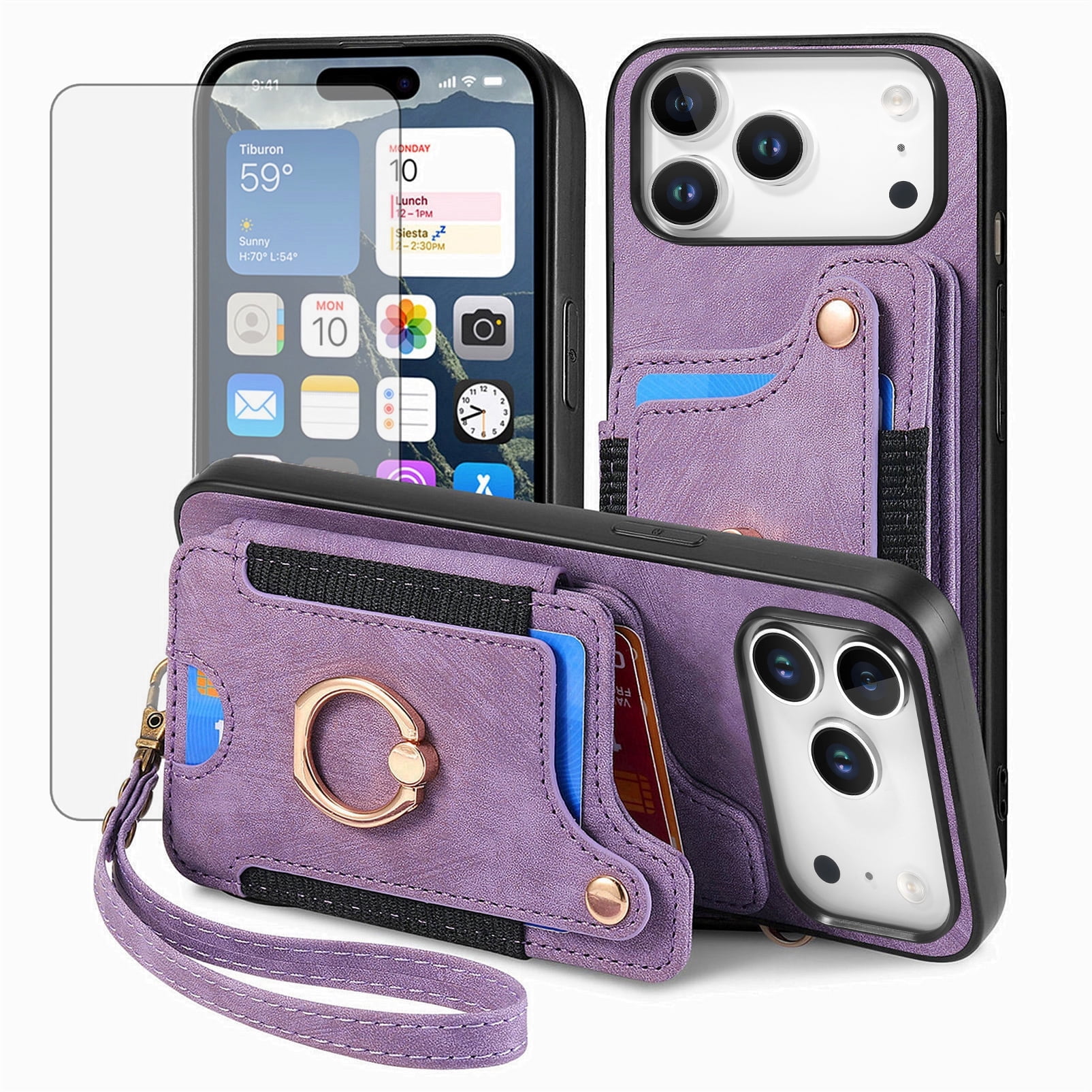 Phone Case for iPhone 17 Pro Max 6.9 inch Wallet Cell Cover with ...