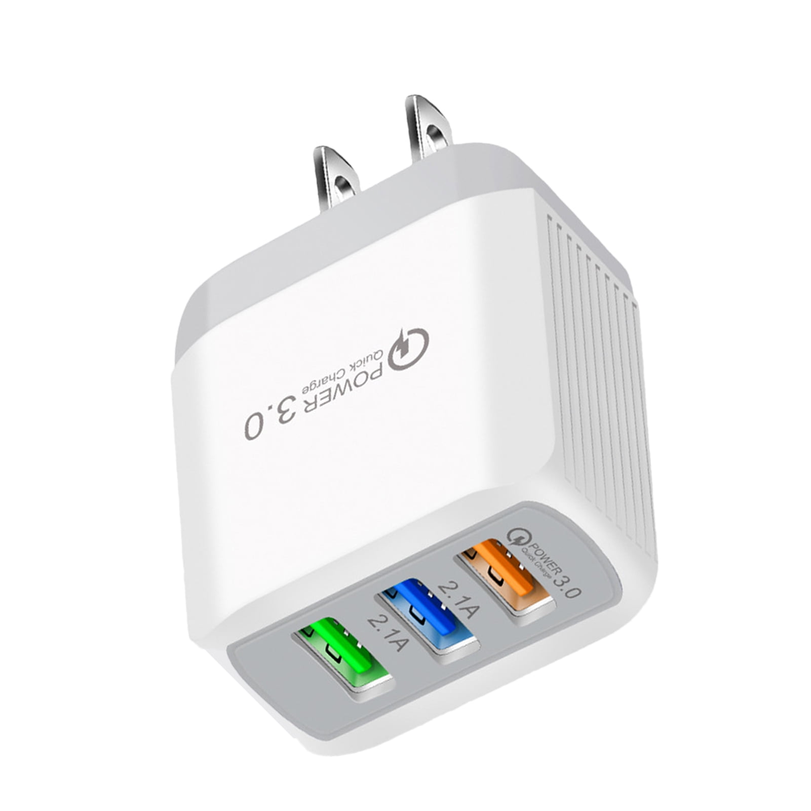 Phone Charger Wall Plug, 18W QC3 0 Plug in USB Mobile Phone Charger ...