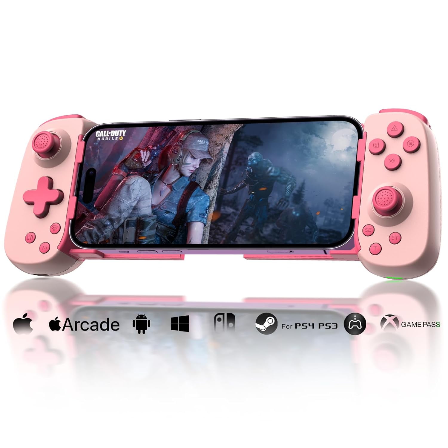 Phone Controller For Iphoneandroidpc D6 Wireless Game Controller For Switchps3ps4 With Hall 2615