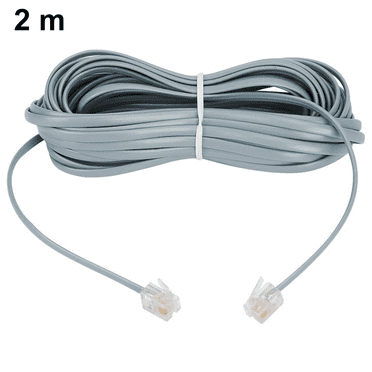 Onn 7ft Landline Telephone Line Cord, White, ONB16TE010 - Walmart.com