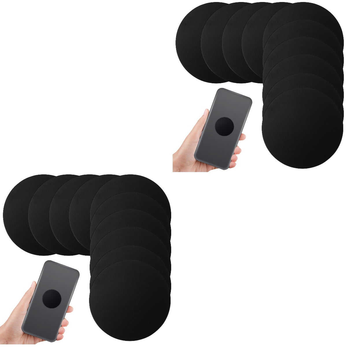 Phone Decorations Black Magnet Sheet 40 Charge Mobile Phones Sticker ...