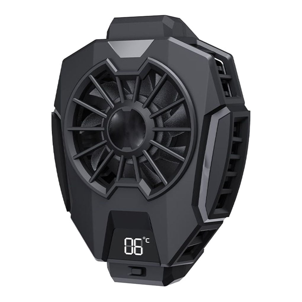 Phone Digital Cooling Fan Temperature Display Cellphone Cooler ...
