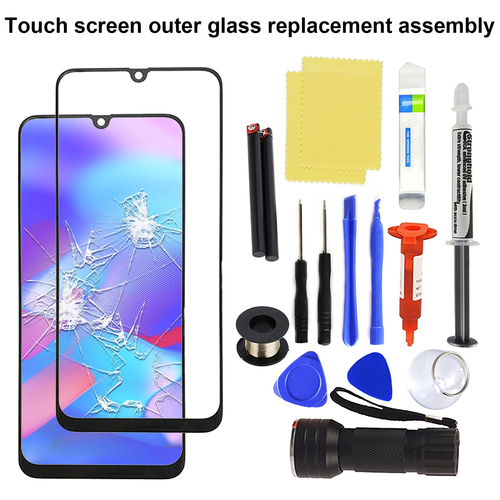 Phone Glass Screen Replacement Front Outer Display Touchscreen Repair ...