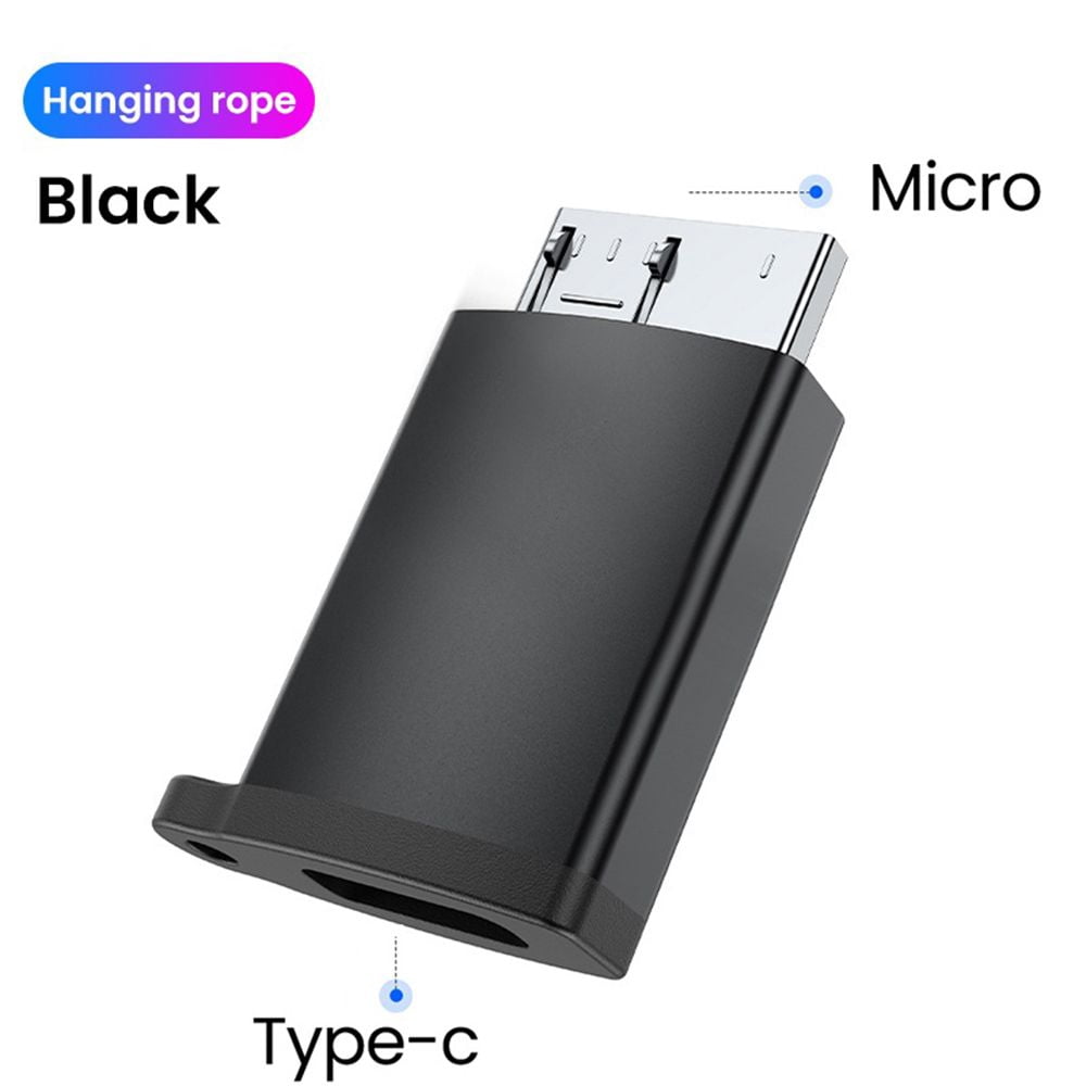 Phone HDD Mobile Hard Disk USB C to USB 3.0 Micro B Converter Female to ...