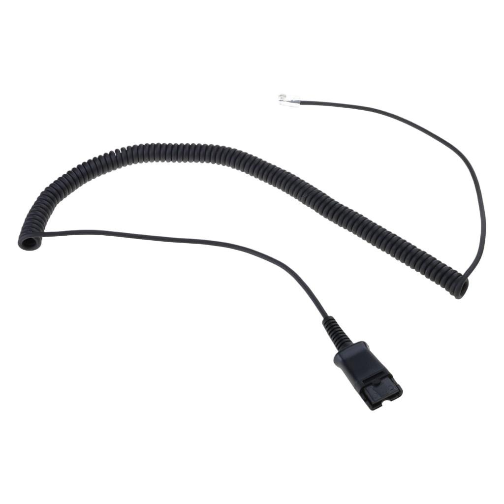 Phone Headsets Quick Disconnects Cable for QD Headsets to J100, 1600 ...
