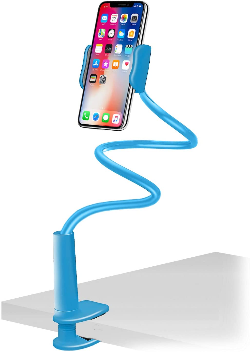 Phone Holder For Desk Gooseneck Bed Mount Cell Phone Stand Clamp With ...