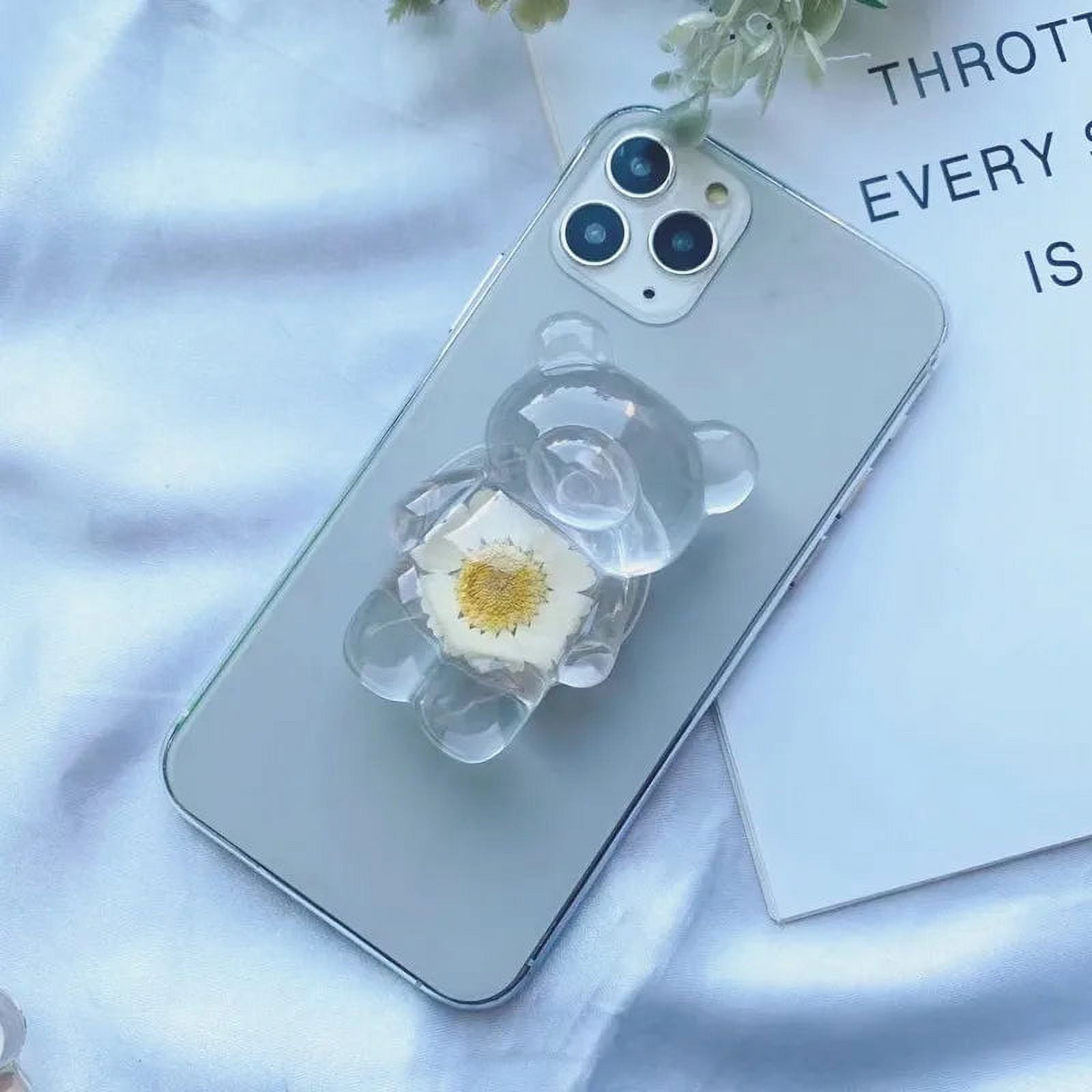 Phone Holder Girptok Kawaii 3D Bear Mobile Cellphone Finger Grip Tok Girl Telephone Accessories ...