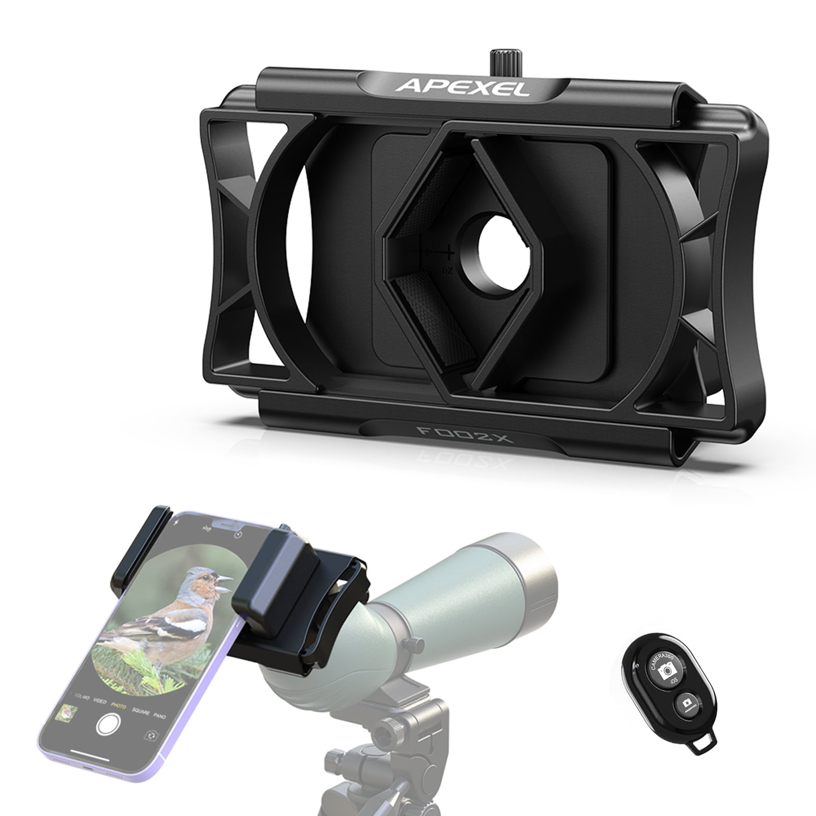 Phone Holder,Mount Microscope Adapter With Remote Shutter Adapter ...