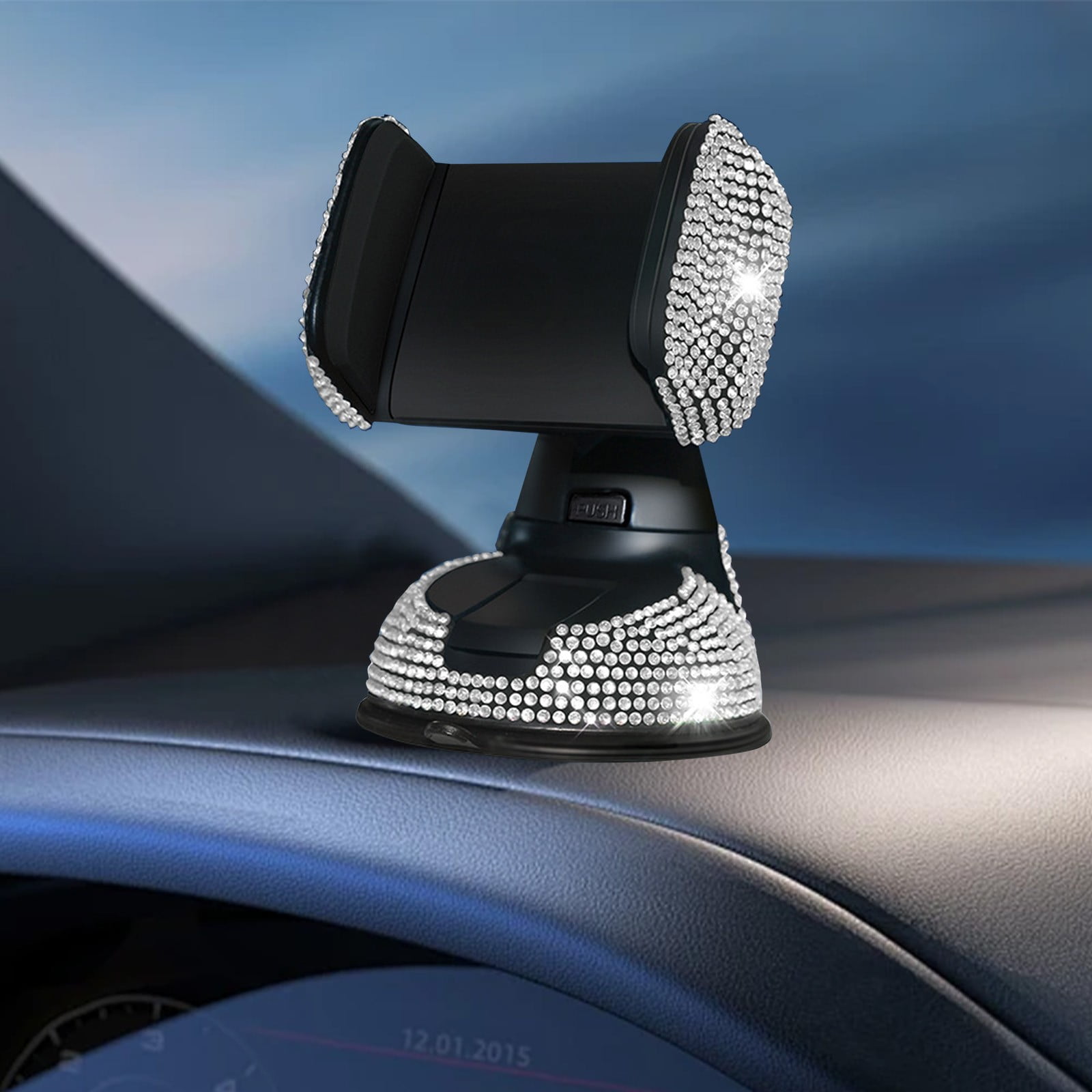 Phone Holders for Your Car, Harpi Cell Phone Car Mount Diamond Inlaid ...