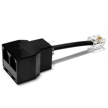 FVH 5 Way Outlet 6P4C RJ11 RJ12 Telephone Phone Modular Jack Line ...