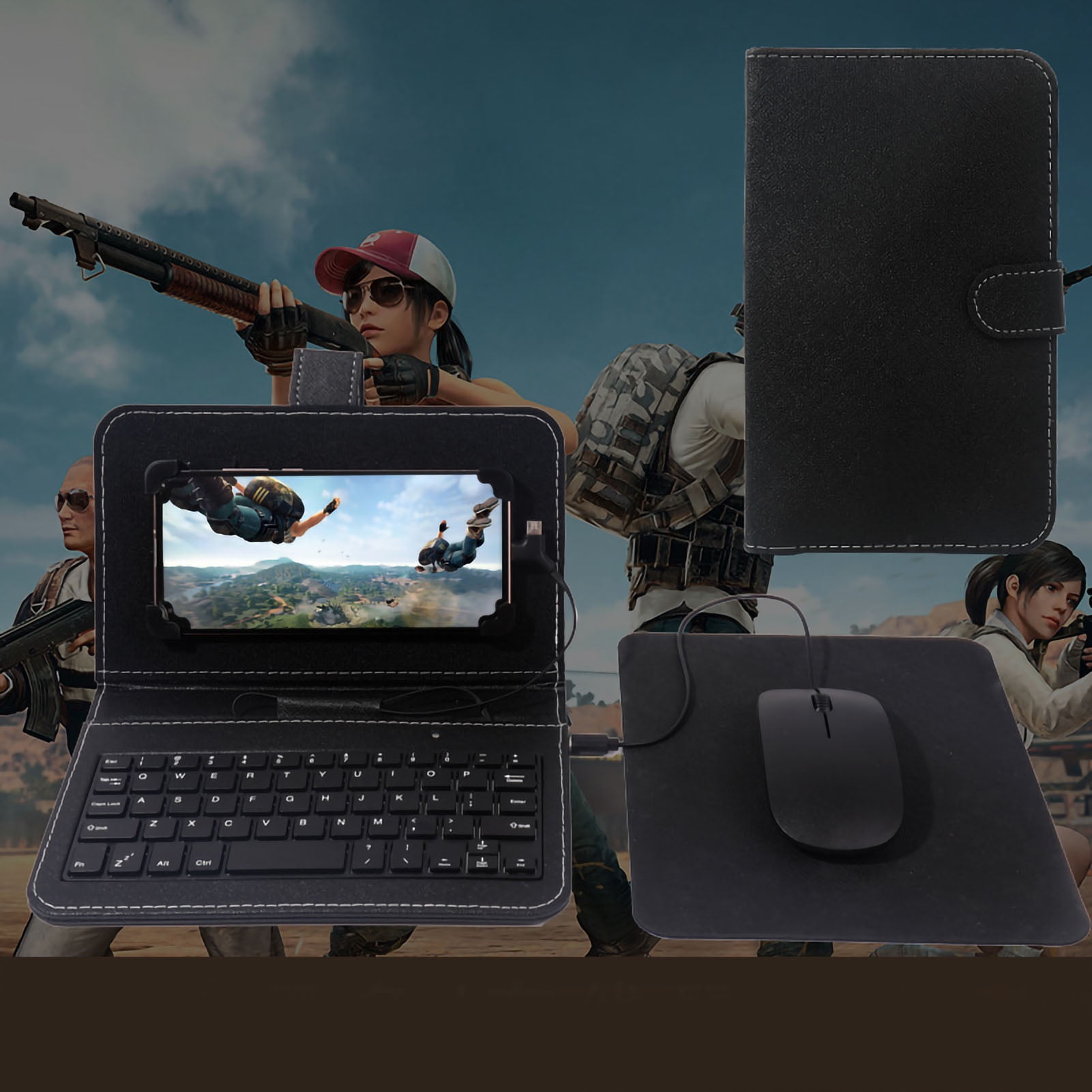 Phone Keyboard Case Cartoon Pattern PVC Phone Keyboard Protective Cover ...