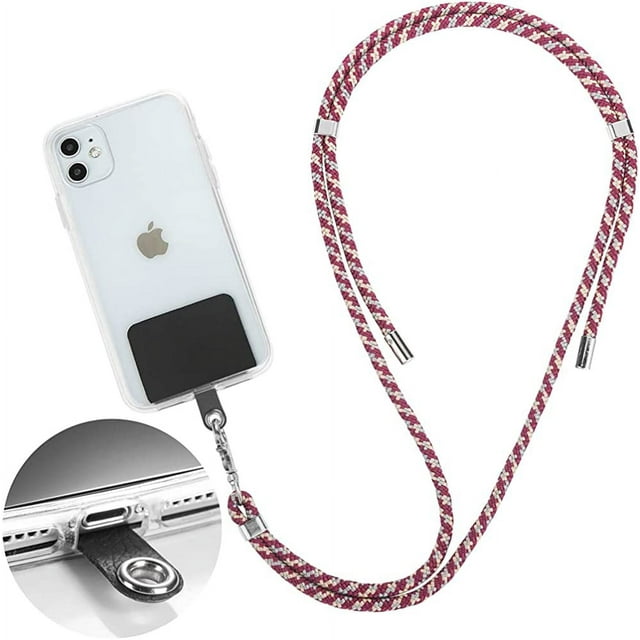 Universal Phone Lanyard-Adjustable Strap Holder, Crossbody Carrier ...