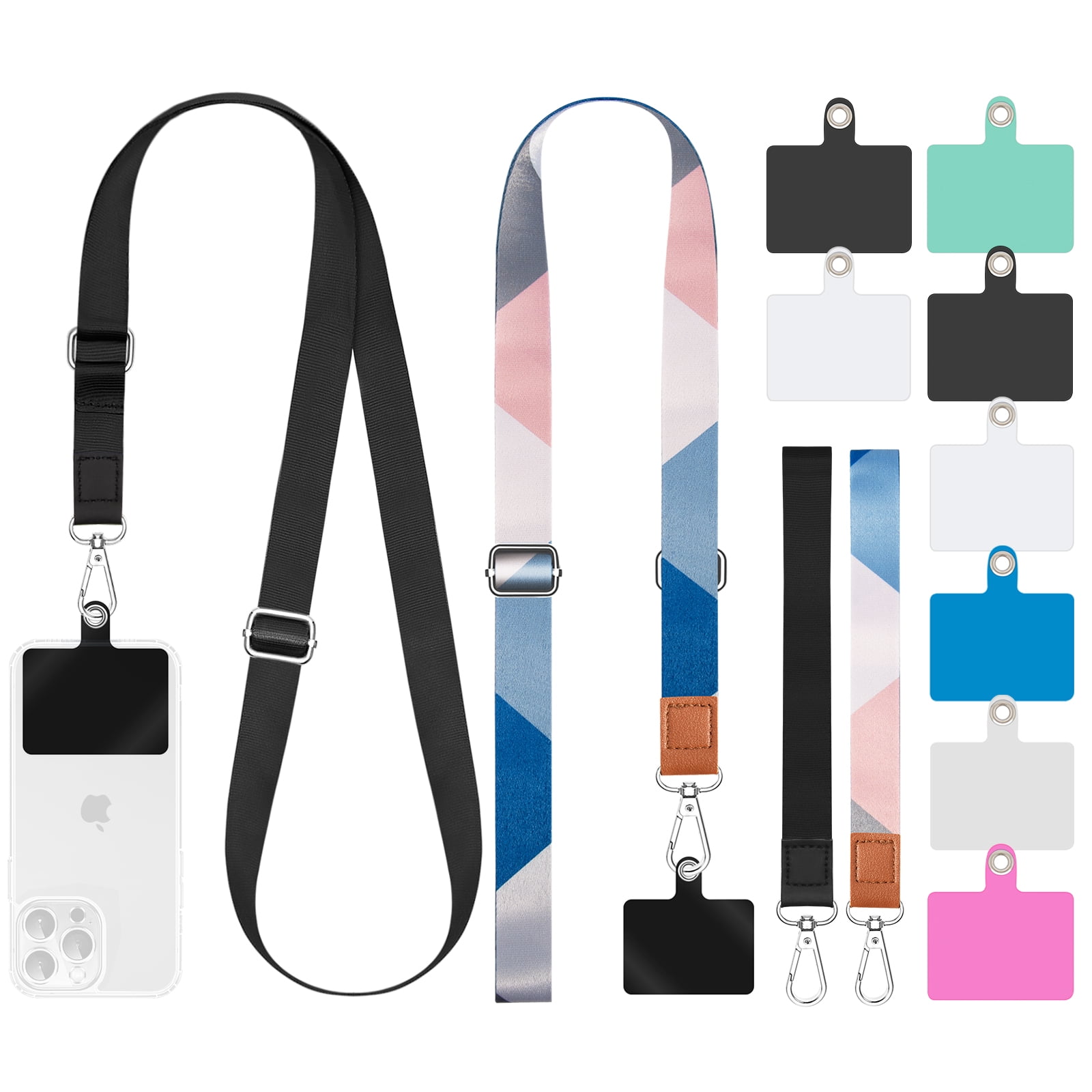 Phone Lanyard, Universal 2× Crossbody Cell Phone Lanyard for Women, 2× ...